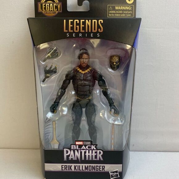 Toys | Hasbro Marvel Legends Action Figure Erik Killmonger Black ...